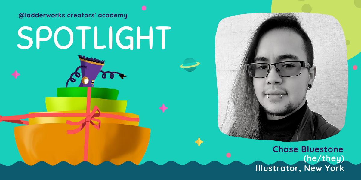 Meet Chase Bluestone: Illustrator of Tickle Trouble | Ladderworks